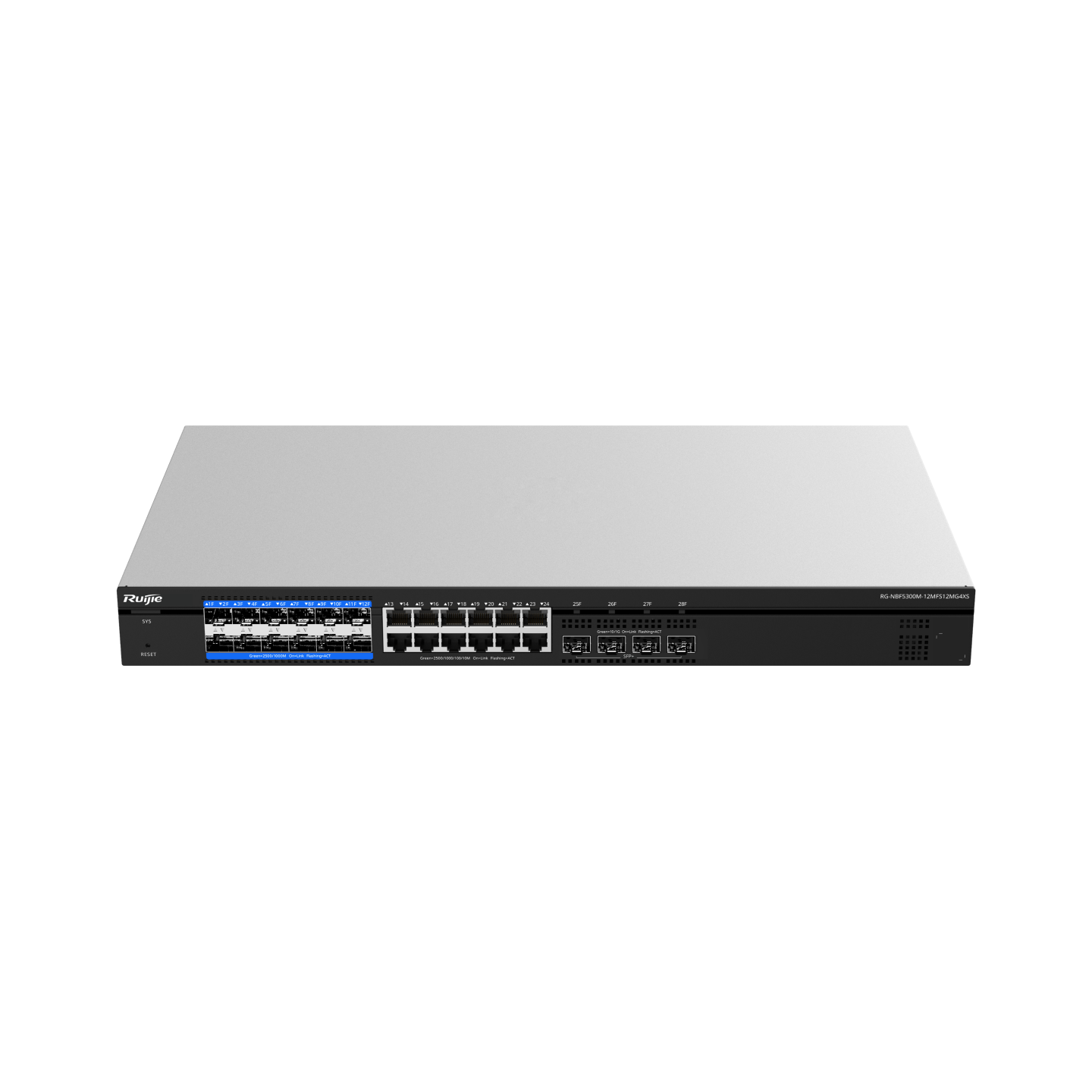RG-NBF5300M-12MFS12MG4XS, e-Lighten Layer 3 Managed Core Switch ...